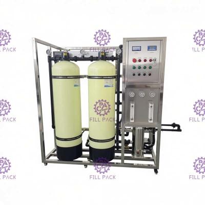 China 500LPH RO Water Purifier Machine with 97% Desalting Rate and 4040×2 Membrane Configuration for sale