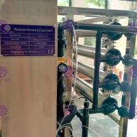 China 500LPH RO Water Treatment Machine with FRP Pre-Filters - 97% Desalting Rate, 10µs/cm Conductivity for sale