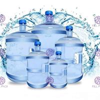 China Recyclable 18.9L 5 Gallon PC Water Bottle with Handle - Crystal Clear Blue Finish for Drinking Water for sale