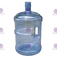China Recyclable 18.9L 5 Gallon PC Water Bottle with Handle - Crystal Clear Blue Finish for Drinking Water for sale