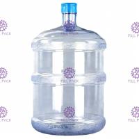 China Recyclable 18.9L 5 Gallon PC Water Bottle with Handle - Crystal Clear Blue Finish for Drinking Water for sale