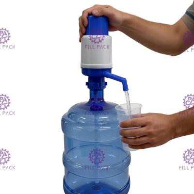 China PC Plastic Hand Press Water Bottle Pump Dispenser 180g with Food-Grade PP Tube and Adjustable Height for sale