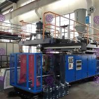 China Automatic PC Gallon Bottle Extrusion Blow Molding Machine 82mm HDPE Drum System 50BPH 20L Capacity for sale