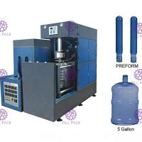 China Semi-Automatic 18.9L 5-Gallon Bottle Blowing Machine - 120 BPH Capacity, 25L Max Volume for sale
