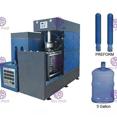 China Semi-Automatic 18.9L 5-Gallon Bottle Blowing Machine - 120 BPH Capacity, 25L Max Volume for sale