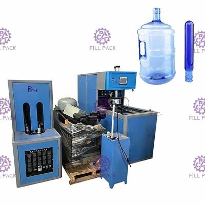 China FP-120 Semi-Auto PET Bottle Blowing Machine for 10-20L Containers, 120-150 BPH Output, 40kW Power for sale