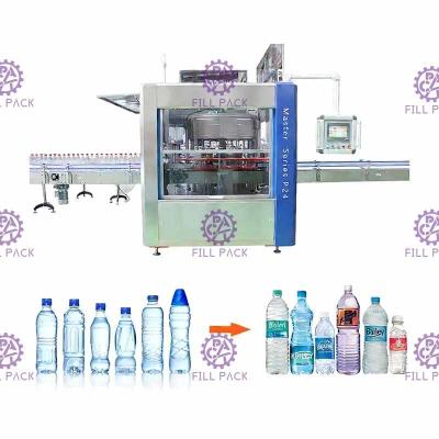 China Rotary OPP Bottle Labeller Hot Glue Melt Labeling Machine equipment Label Applicator for Plastic Bottle Water Factory for sale
