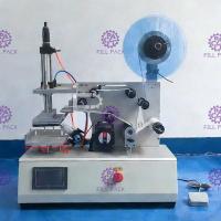 China Semi-Automatic Square Flat Bottle Labeller Jars Single Side or Double Sides Adhesive Sticker Labeling Machine Equipment for sale