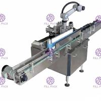 China 3000BPH Cold Glue Bottle Labeller Machine Fully Automatic Round Straight Horizontal for sale