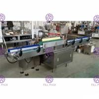 China 3000BPH Cold Glue Bottle Labeller Machine Fully Automatic Round Straight Horizontal for sale
