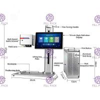 China 20W Desktop Laser Printing Machine for Date and Batch Code Marking on Cartons and Wine Bottles for sale