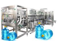 China 1200BPH Mineral Water Bottling Machine with 8 Filling Heads for 3-5 Gallon Containers for sale