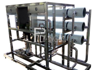 China 6000 LPH Borehole Raw Water RO Plant with PLC Control and 99% Desalination Rate for sale