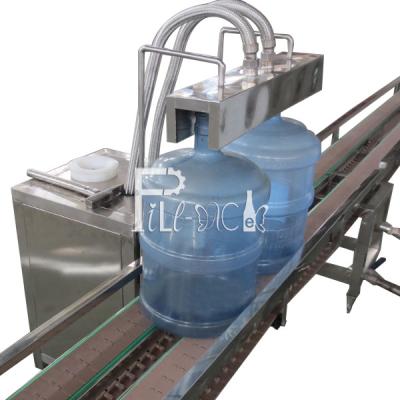 China Semi-Automatic 5 Gallon Shrink Labeling Machine with Steam Technology for Barrel Neck Sleeve Application for sale