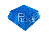 China Double Sides HDPE Large Gallon Water Recycled Plastic Pallets Stackable Reversible for sale