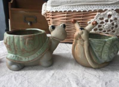 China Hot Sale Cute Animal Flower Pot Ceramic Vase for sale