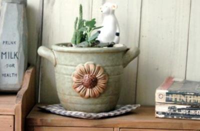 China Succulent Creative Sun Flower Plant Flowerpots for sale
