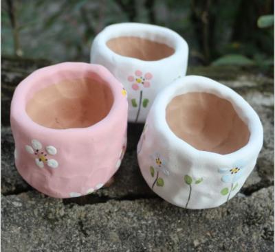 China Succulent Plant Ceramic Pot for Home and Garden Decoration for sale