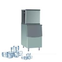 China 15KW Commercial Ice Machine Square Cubes Stainless Steel 40kg Ice Machine for sale