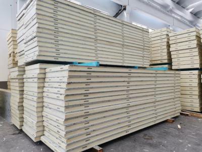 China 75mm Freezer Insulated Walk In Cooler Cold Room Panels 100mm 120mm for sale