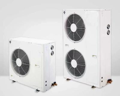 China 3HP 4HP 5HP Air Cooled Condensing Units Cooler Condenser Unit Blue for sale