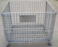 China Heavy Duty 6.0mm Collapsible Wire Mesh Containers Galvanized Steel for sale
