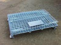China Heavy Duty 6.0mm Collapsible Wire Mesh Containers Galvanized Steel for sale
