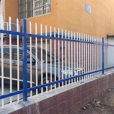 China 1.8m X 2.4m Metal Palisade Fencing Hot Dipped Powder Coated Steel Security for sale