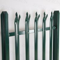 China Garden Powder Coated Q235 Galvanized Palisade Fence Residential for sale