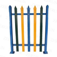 China Garden Powder Coated Q235 Galvanized Palisade Fence Residential for sale
