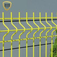 China Powder Coated 3.0mm Welded Wire Mesh Security Fence 3d Curvy Galvanized for sale