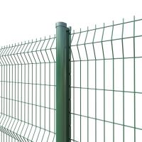 China Bending Welded 3d Curved Fence Pvc Coated Steel Panels For Garden Decoration for sale