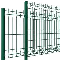 China Curvy 3d Wire Mesh Fence Galvanized Welded Triangle Pvc Coated for sale