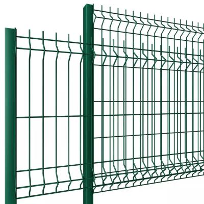 China Curvy 3d Wire Mesh Fence Galvanized Welded Triangle Pvc Coated for sale