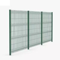 China Galvanized Grid 3d Welded Wire Mesh Fence Sheep Goat Panels Farm 180cmx220cm for sale