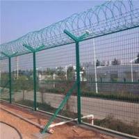 China Y Post 2.5m Height Airport Security Fencing Powder Coated Razor Barbed Wire Anti Climb for sale