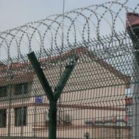 China 5.0mm Wire Mesh Diameter Anti Climb Fence Powder Coated For Military Place for sale