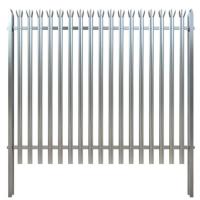 China Highway Rot Proof Metal Palisade Fencing Galvanized Steel 6m Height for sale