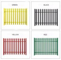 China Highway Rot Proof Metal Palisade Fencing Galvanized Steel 6m Height for sale