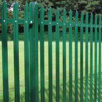 China Assembled 2.4 M Palisade Metal Fencing Galvanised European Style for sale