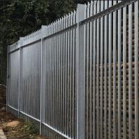 China Assembled 2.4 M Palisade Metal Fencing Galvanised European Style for sale