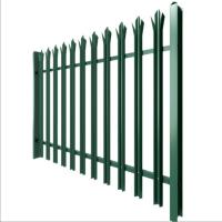 China Hot Dipped Galvanized Europea Metal Palisade Fencing 1.0m Height for sale