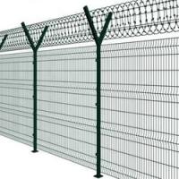 China 5.5mm Welded Mesh Fencing Powder Coated Concertina Razor Barbed Wire for sale