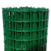 China 6 Gauge 4x4 Green Wire Mesh Fencing Rolls Pvc Coated for sale