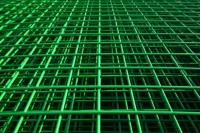 China Hot Dip Green Metal Mesh Fence 1/2