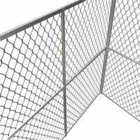China Pvc Coated / Galvanized 10 Gauge Chain Link Fencing Anti Rust for sale