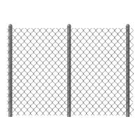 China Black Green Pvc Coated Chain Link Mesh Fencing 14 Gauge Diamond Farm 6ft X 50ft for sale