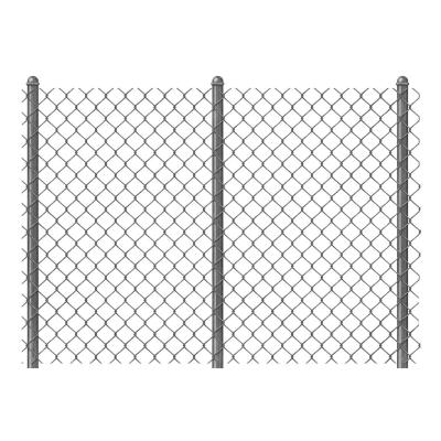 China Black Green Pvc Coated Chain Link Mesh Fencing 14 Gauge Diamond Farm 6ft X 50ft for sale