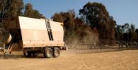 China 3d Hot Dipped Galvanized Razor Mobile Security Barrier 1000w Motor Trailer for sale