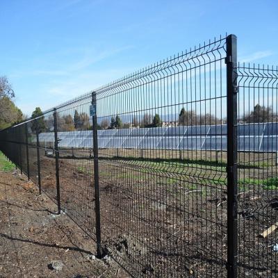 China Curvy 3d 4.5mm Welded Wire Mesh Fencing Pvc Coated for sale